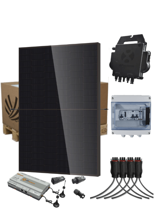 Autoconsumption solar kit 3 kW 6 panels Trina Vertex S+ 500W Bifacial ...
